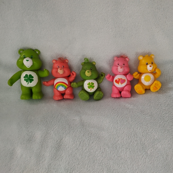Toys | Vtg Care Bears Kenner Agc Pvc Poseable Figures Good Luck ...